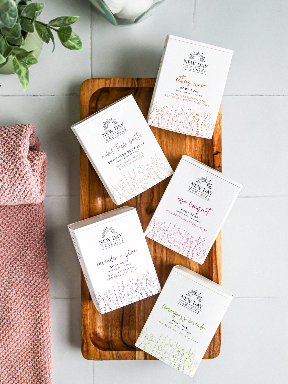 Natural, Palm oil free Body Soaps by New Day Organics